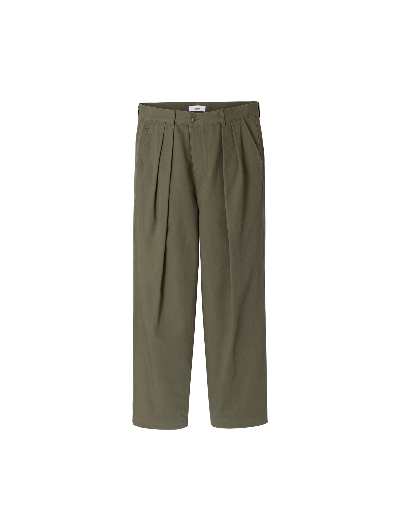NUTERM 002PT-023W TWO TUCK WIDE TROUSERS – hideandseekStore
