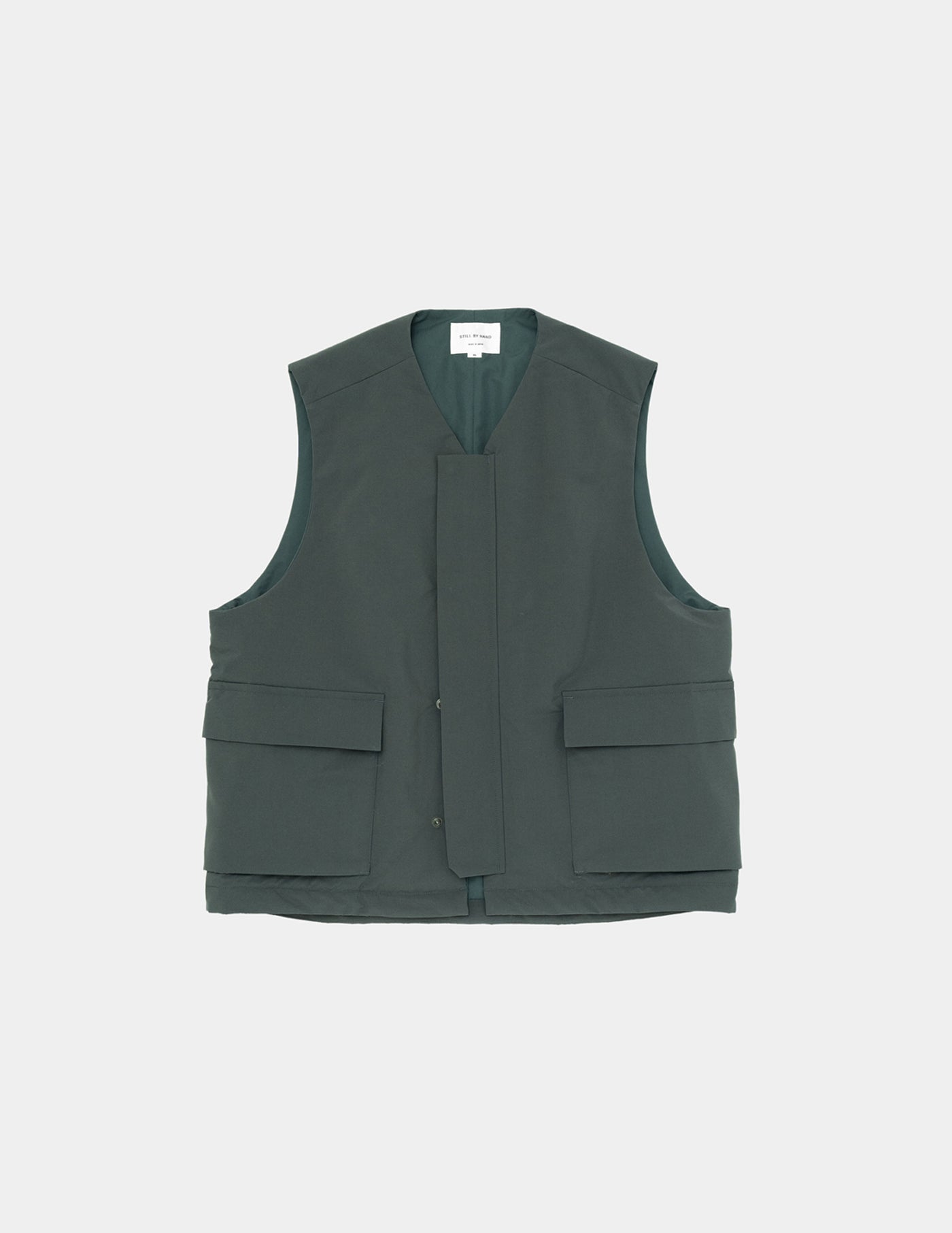 STILL BY HAND VE01233 LARGE POCKET PADDED VEST – hideandseekStore