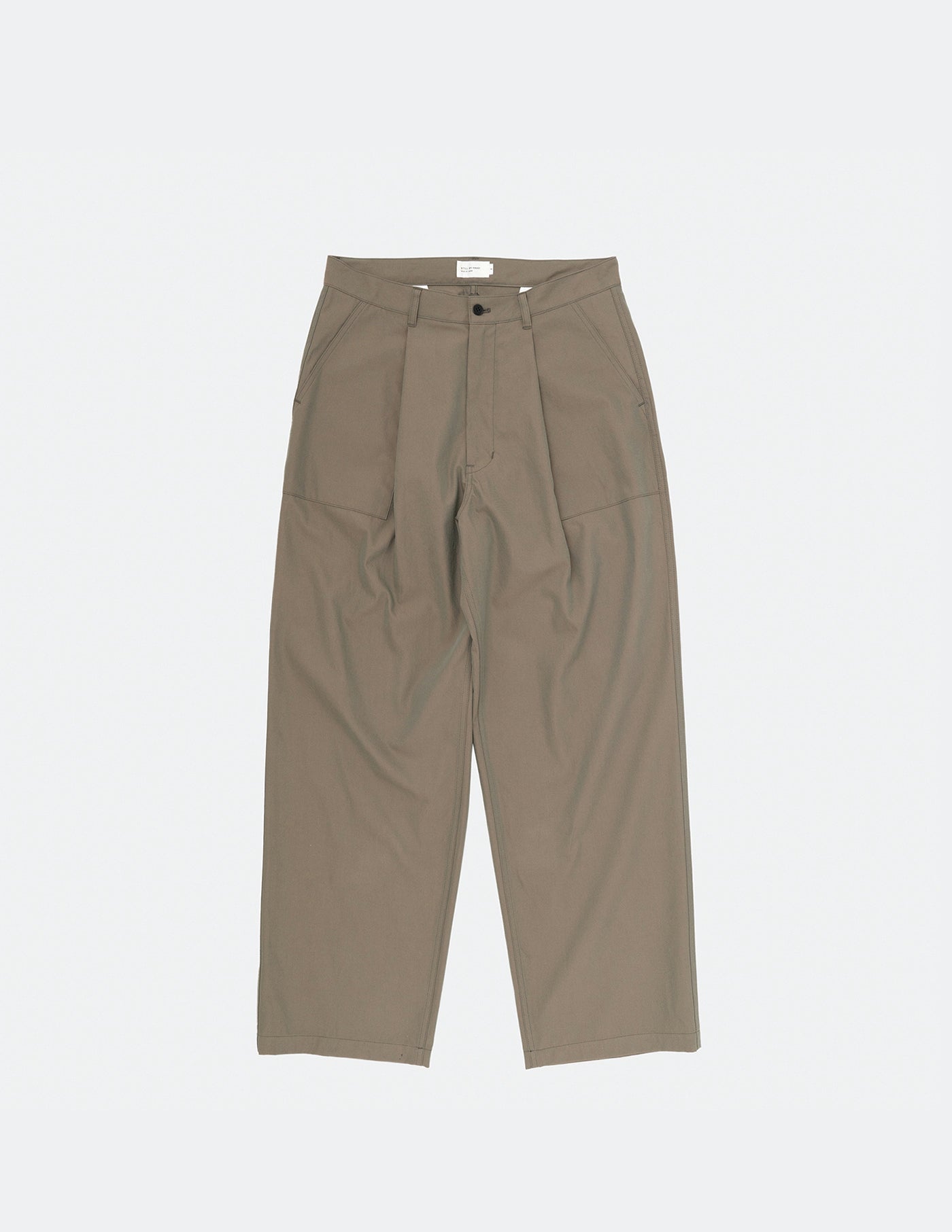 STILL BY HAND PT03231 DEEP TUCK BAKER PANTS – hideandseekStore