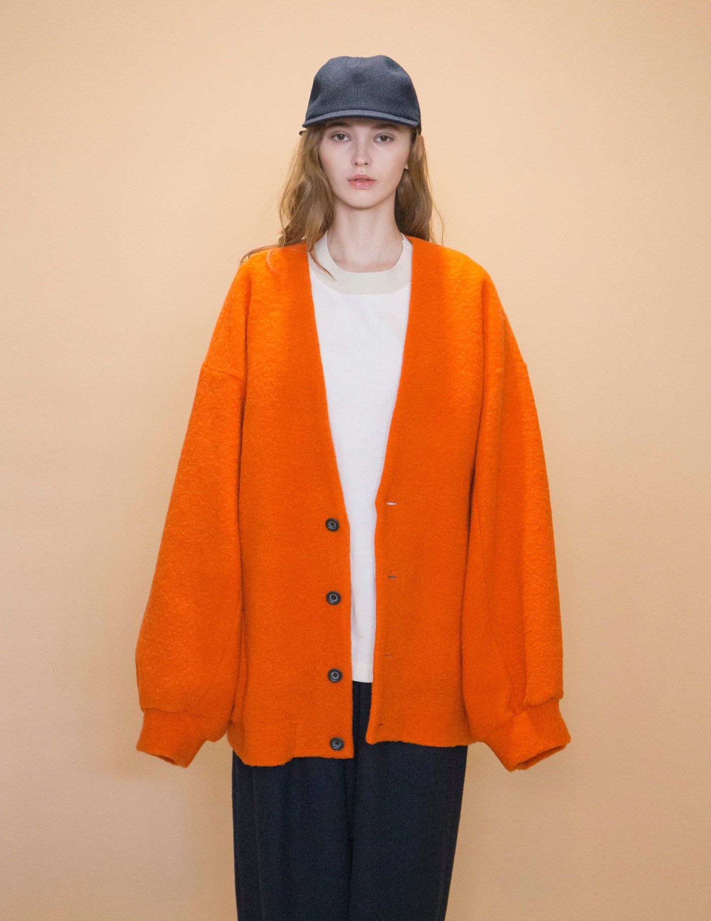 MY BEAUTIFUL LANDLET WM11-CD232114 SLIVER WOOL BIG CARDIGAN ...