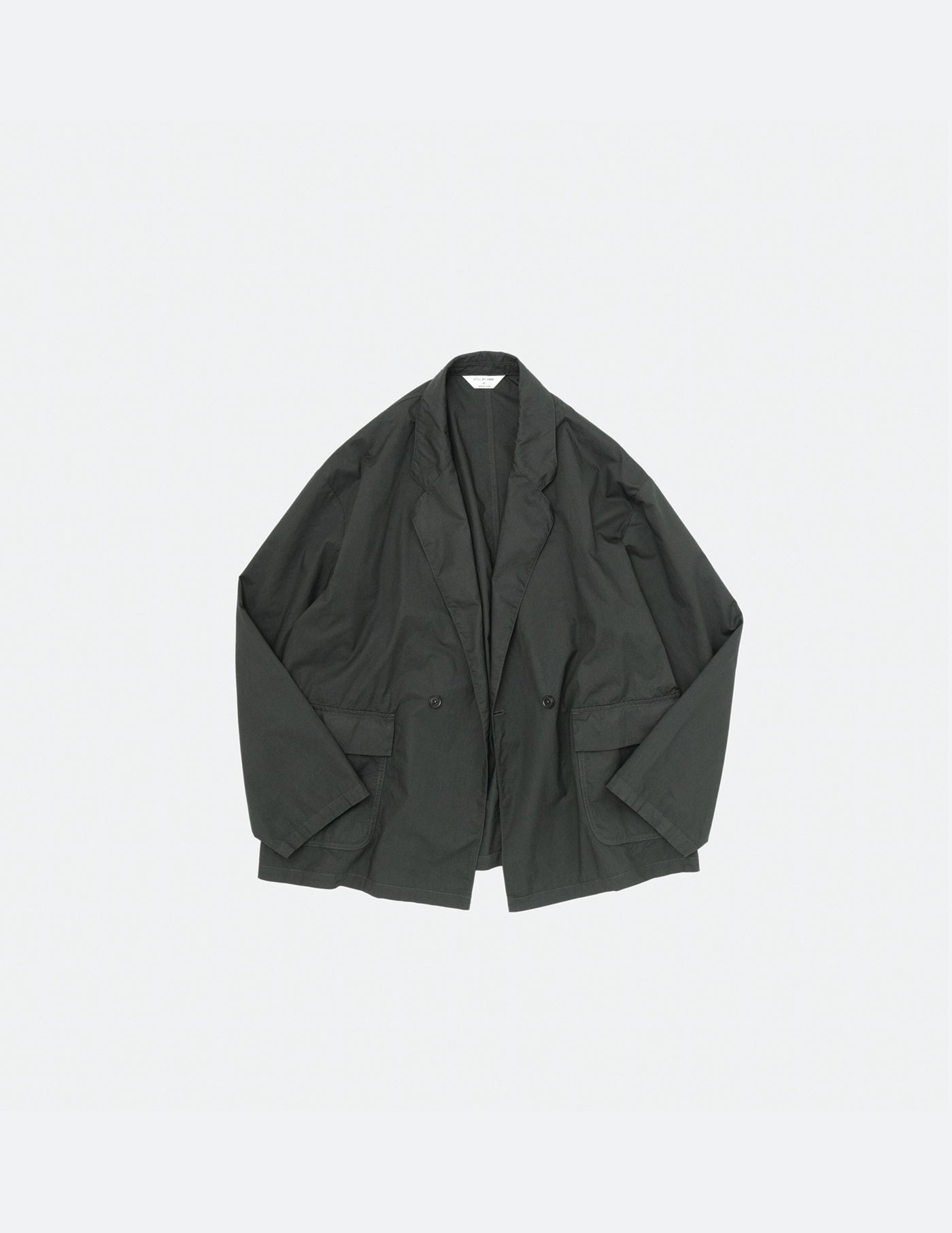 STILL BY HAND JK01232 COTTON DOUBLE JACKET – hideandseekStore